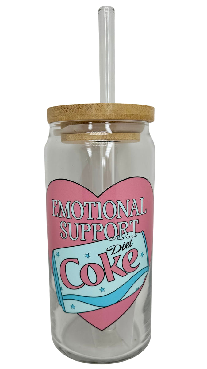 Emotional Support DC Glass Cup – Wish Gifts